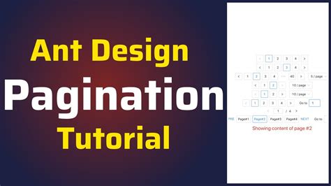 Ant Design Tutorial For Pagination In ReactJS Customize Pagination In