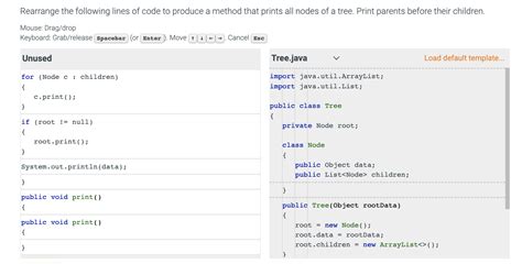 Solved Rearrange The Following Lines Of Code To Produce A Chegg