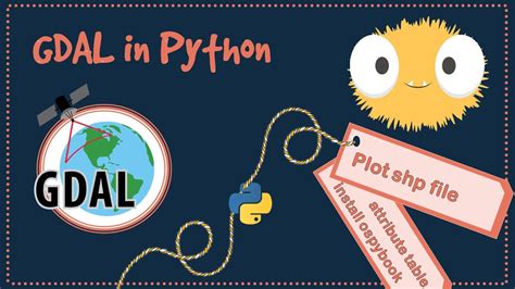 Gdal Tutorial Plot Shapefile And Attribute Table With Gdal In Python Youtube