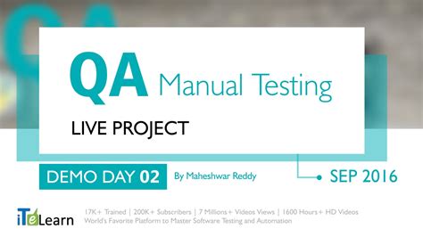 QA Manual Testing Live Project Demo 02 For Beginners YouTube
