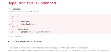 javascript typeerror this is undefined react stack overflow