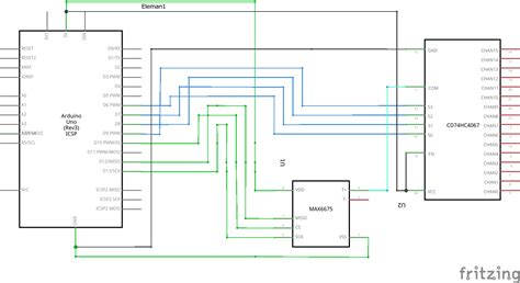 Using CD74HC4067 With MAX6675 To Read Temperature By K Type
