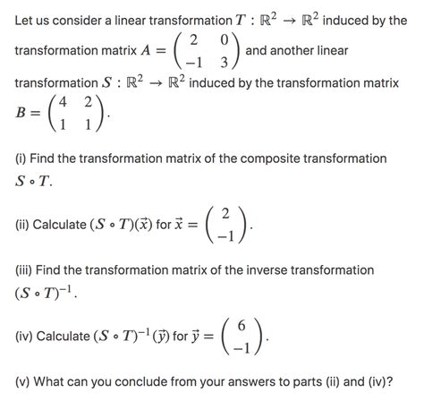 solved let us consider a linear transformation t r2→r2