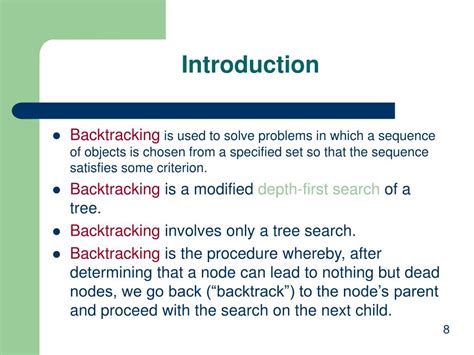 ppt backtracking algorithms powerpoint presentation free download id 1250264