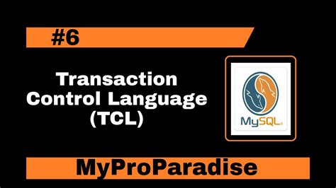 6 transaction control language in sql commit rollback and savepoint tcl myproparadise
