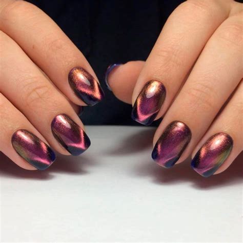 Cat Eye Manicure Cat Eye Nails Eye Nail Art Manicure