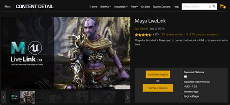 connecting unreal engine 4 to maya with live link unreal engine documentation