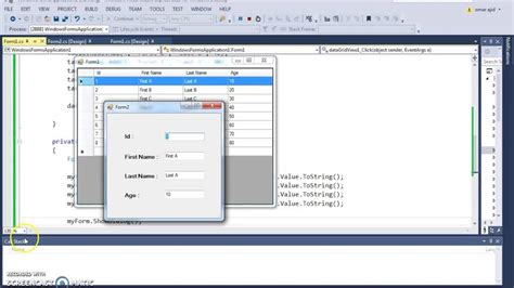 c datagridview example code project images