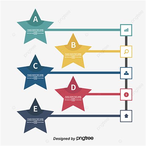 Color Rectangle Flow Chart Vector Png Rectangular Chart Flow Chart