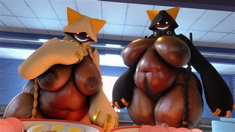 Rule 34 3d Big Ass Big Belly Big Butt Blazblue Cat Ears Cat Tail Cghonk Dark Skinned Female