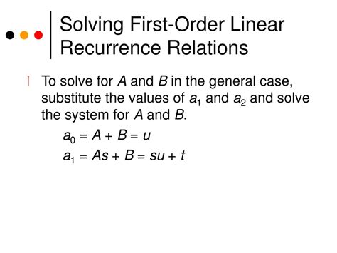 ppt solving recurrence relations by iteration powerpoint presentation id 9129317
