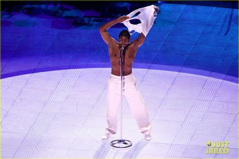 Usher Goes Shirtless At Super Bowl 2024 See Every Photo Video