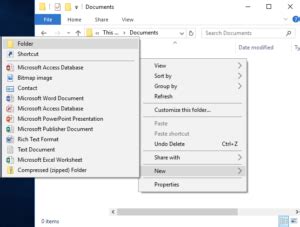 Creating Files And Folders Computer Applications For Managers