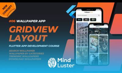 Learn PART 6 GridView Builder Layout Wallpaper App In Flutter Flutter 3
