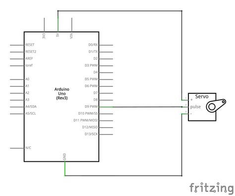 Servo Motor Schematic Diagram