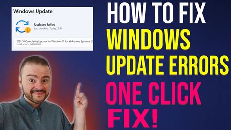How To Fix ALL WINDOWS Update Errors WINDOWS 10 WINDOWS 11 One