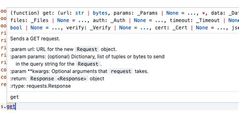 where does vs code function signature intellisense come from for python stack overflow