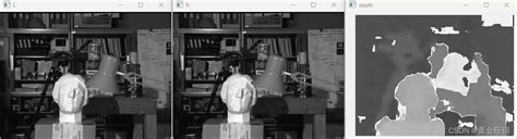 OpenCV Python教程6 4 Depth Map from Stereo Images 立体图像的深度图 opencv 深度图