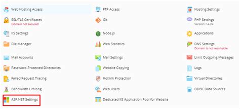 How To Set Up ASP NET Version For A Website In Plesk