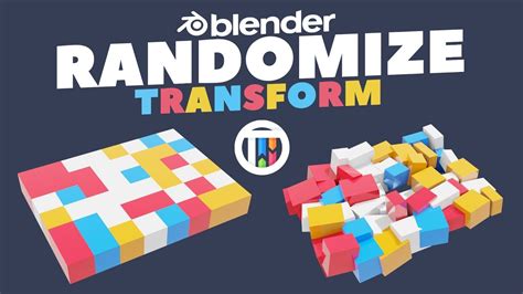 Blender 2 8 Eevee Tutorial Randomize Transform How To Rotate Or
