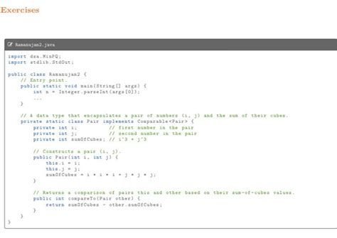 solved exercises exercise 3 ramanujan s taxi redux write