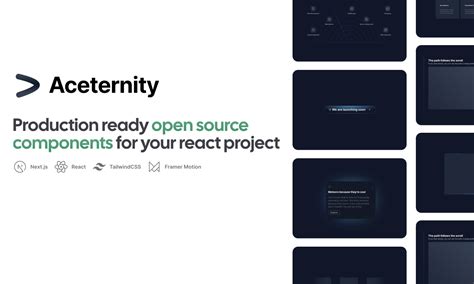 Tailwind CSS And Framer Motion Components Aceternity