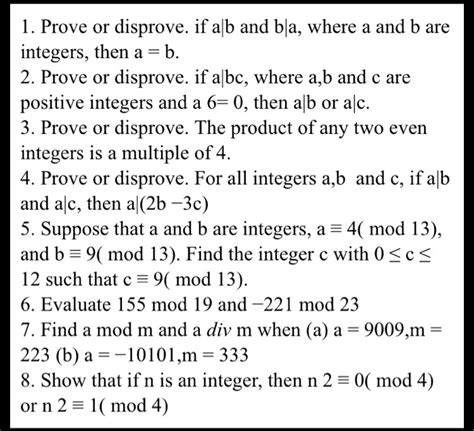 solved 1 prove or disprove if ab and bla where a and b