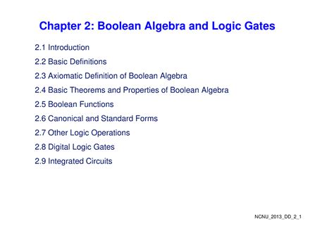 unit 2 digital logic design chapter 2 boolean algebra and logic gates 2 introduction 2