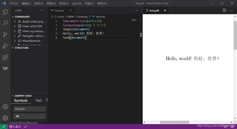 在vscode上使用latex编辑pdf latex可以修改pdf吗 csdn博客