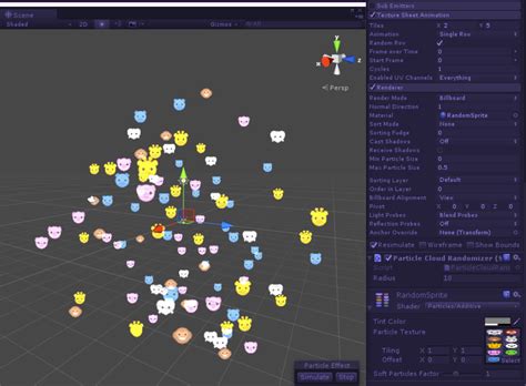 C Unity Particle System Shuriken Setting Particles In Code With