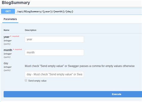 Optional Route Parameters With Swagger And ASP NET Core