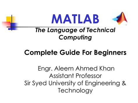 SOLUTION Matlab Complete Tutorial Guide With Practice Examples For