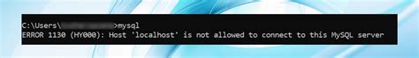 Solve Mysql Error 1130 Quick Fixes And Prevention Tips 10web