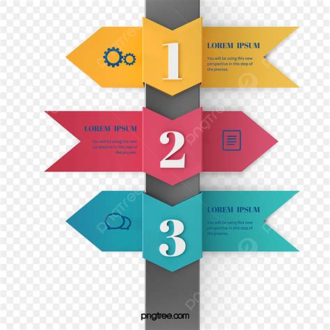 Colorful Arrow Clipart Vector Colorful Arrow Steps Infographic Step