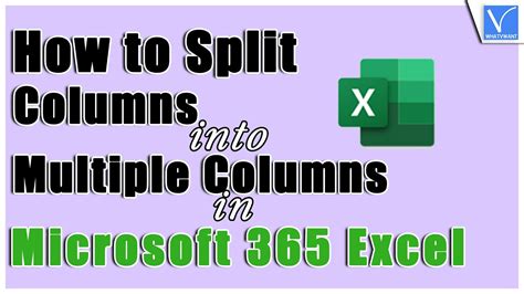 How To Split Column Into Multiple Columns In Microsoft 365 Excel YouTube