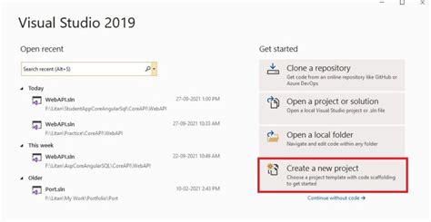 developing a web app using angular 12 asp core web api and sql server