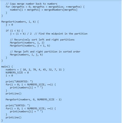 solved need help solving merge sorting with java this is