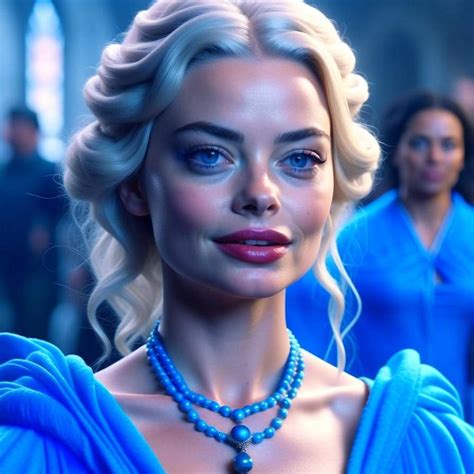Margot Robbie As Princess Elsa By Ofbirth On Deviantart