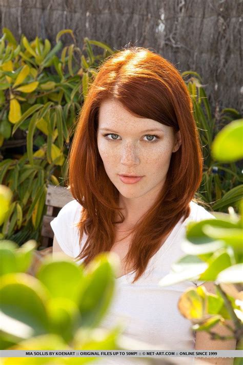 Mia Sollis Margy Modelo Rep Checa Redheads Red Hair Freckles Beautiful Redhead