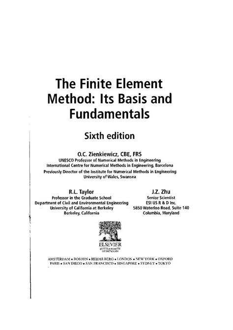 pdf finite element method its basis fundamentals htw berlin · the finite element method