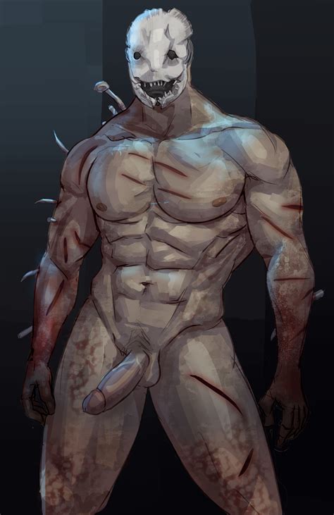 Rule 34 Abs Bara Big Penis Buff Dead By Daylight Erection Looking At Viewer Male Only Mask