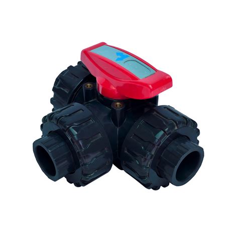 PVC 3 Way True Union Ball Valve Yukon Industries