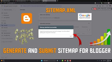 How To Generate Sitemap For Blogger Submit Sitemap In Google Search