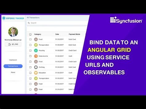 Learn Bind Data To An Angular Grid Using Service URLs And Observables