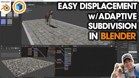 Setting Up DISPLACEMENT MAPS And Nodes In Blender Adaptive