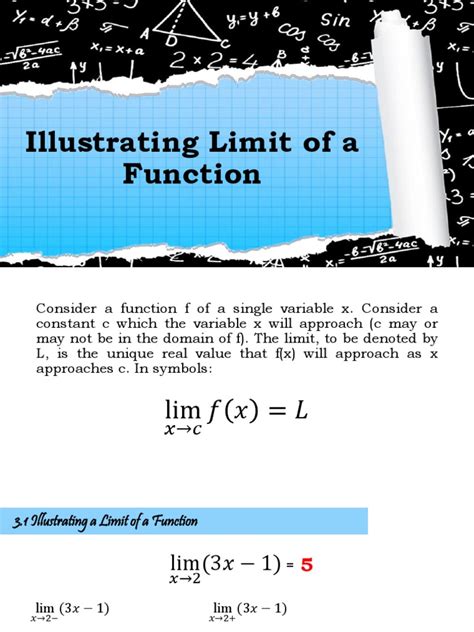 3 1 illustrating limit of a function pdf function mathematics mathematical logic