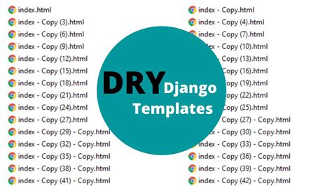 How To DRY Templates Properly In Django Use Extends Block And Include