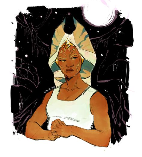 Symeona Image Description Its A Drawing Of Ahsoka Tano