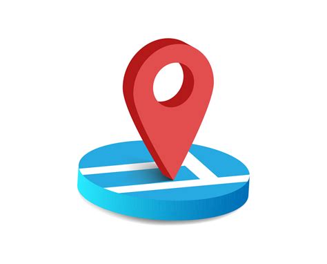 Gps Navigation Map Pointer Location 3d Icon Illustration 3D Vector