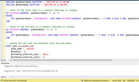 azure how can i schedule an elastic job for weekdays only stack overflow